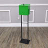 FixtureDisplays Stand with Metal Donation Box Suggestion Box Charity Box Fundraising Box Tithes ...